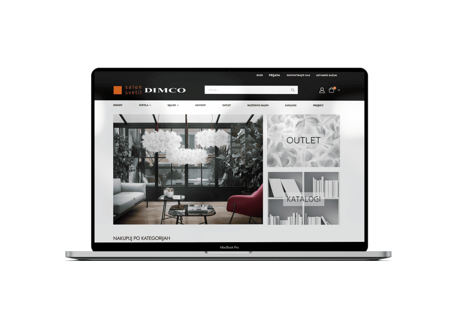 ONLINE STORE SALON OF LIGHTS DIMCO - Positiva